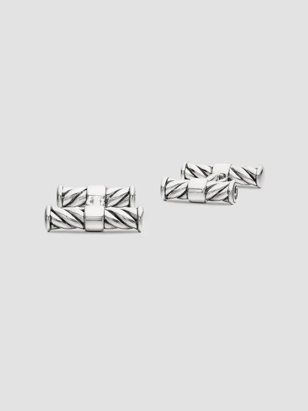 David Yurman Cable Collection Classic Sterling Cuff Links