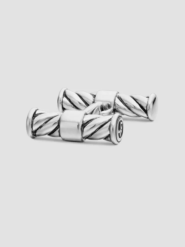 David Yurman Cable Collection Classic Sterling Cuff Links