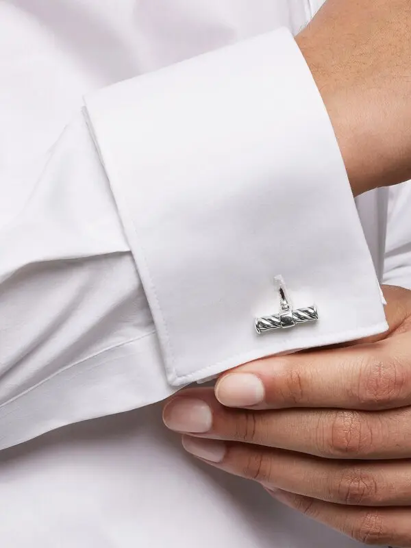 David Yurman Cable Collection Classic Sterling Cuff Links