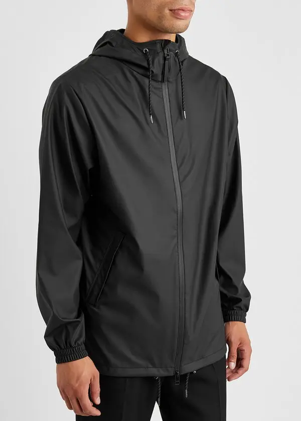 Rains Storm Breaker Waterproof Raincoat - Black