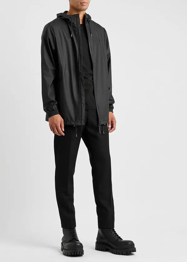 Rains Storm Breaker Waterproof Raincoat - Black