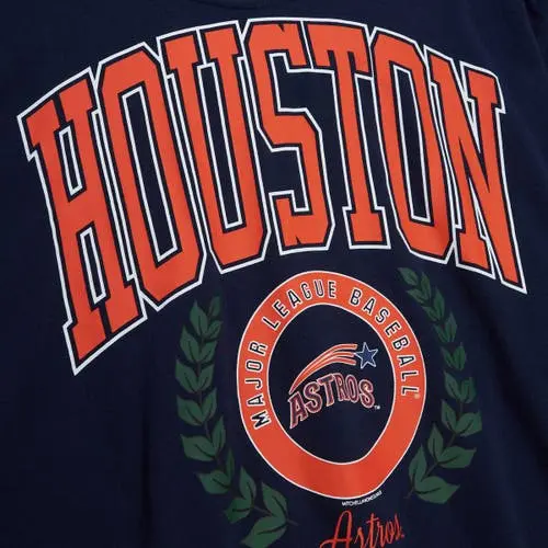 Mitchell & Ness Houston Astros Logo Lt 2.0 Pullover Sweatshirt