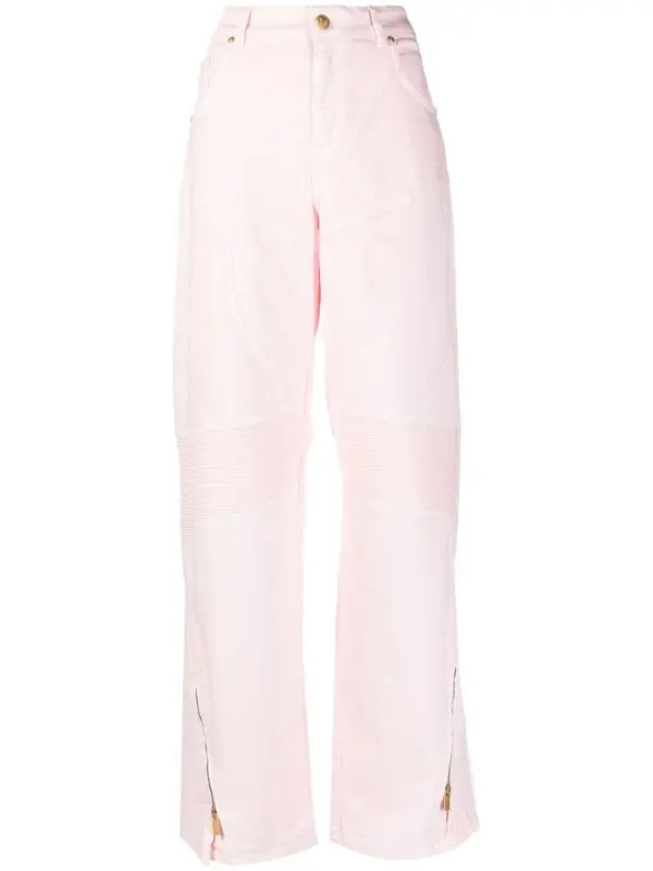 Blumarine Mid-rise Wide-leg Jeans