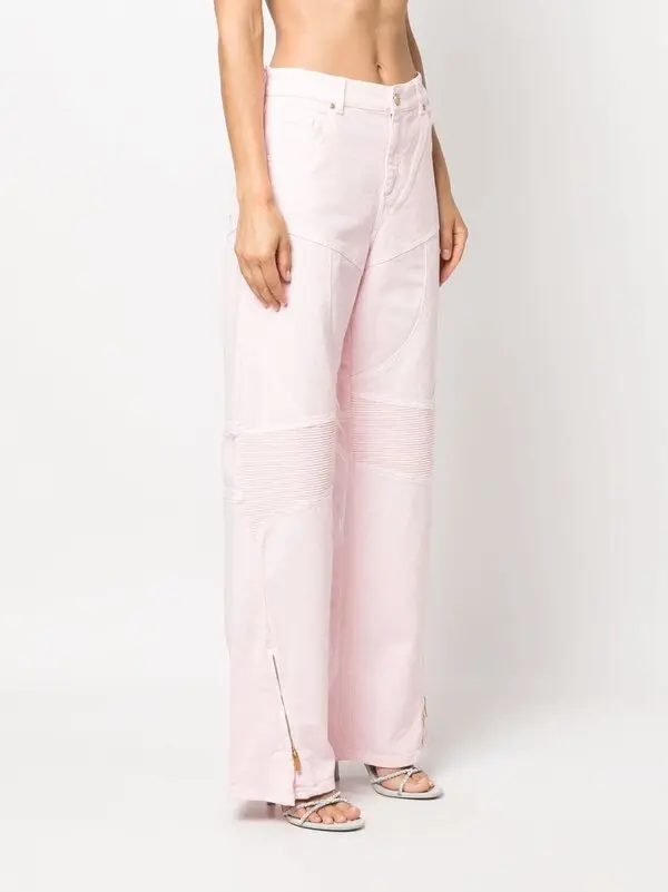 Blumarine Mid-rise Wide-leg Jeans