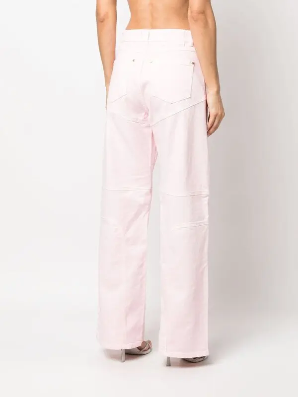 Blumarine Mid-rise Wide-leg Jeans