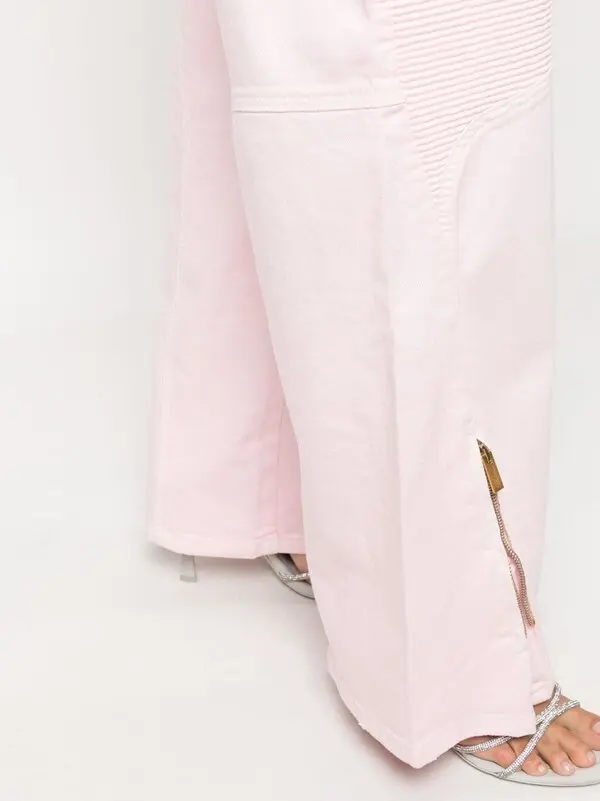 Blumarine Mid-rise Wide-leg Jeans