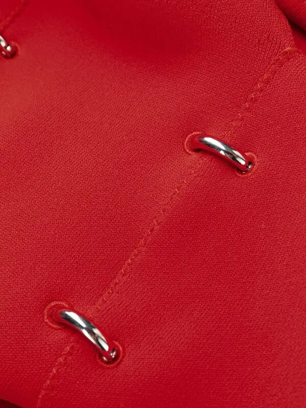 Alexander McQueen Off-shoulder Mini Dress - Red