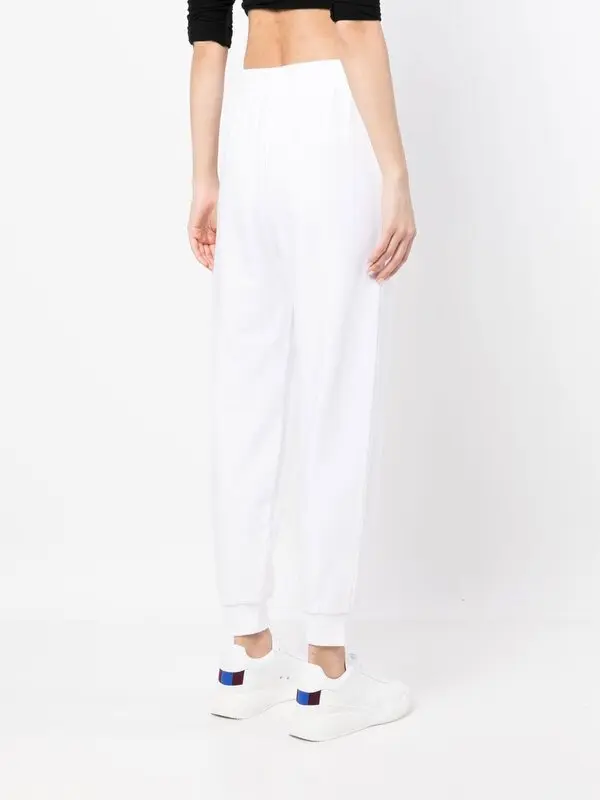 Stella McCartney Graphic-print Tapered Track Pants - White