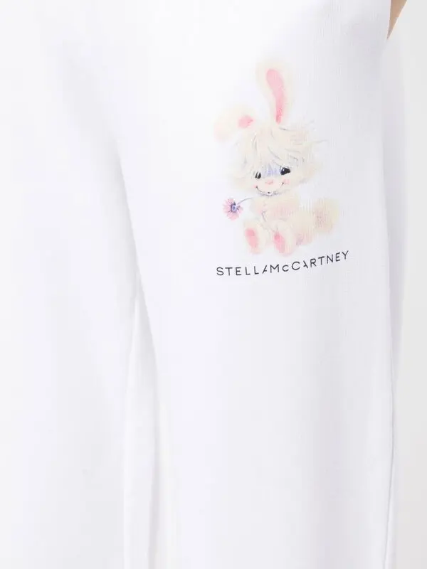 Stella McCartney Graphic-print Tapered Track Pants - White