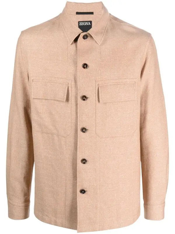 Zegna Long-sleeve Cashmere Jacket