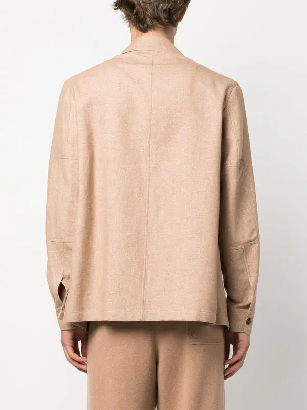 Zegna Long-sleeve Cashmere Jacket