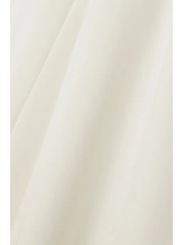 CLIO PEPPIATT Stretch-crepe Wide-leg Trousers