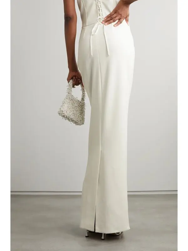 CLIO PEPPIATT Stretch-crepe Maxi Skirt