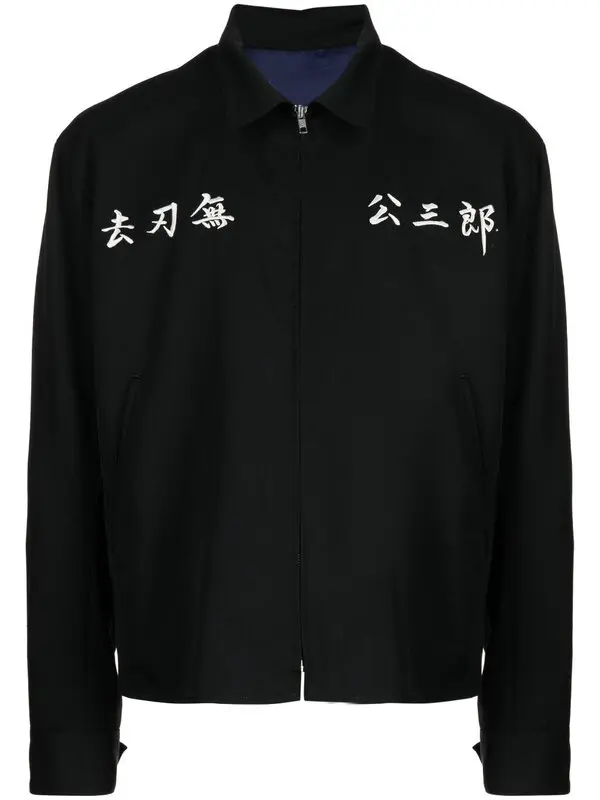 SULVAM X Kozaburo Embroidered Shirt Jacket