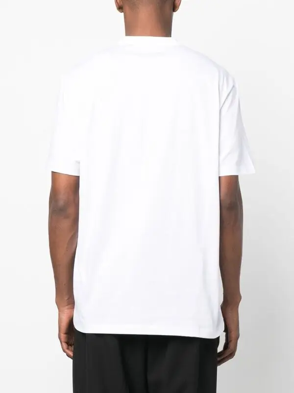 Versace Seashell Baroque Cotton T-shirt - White