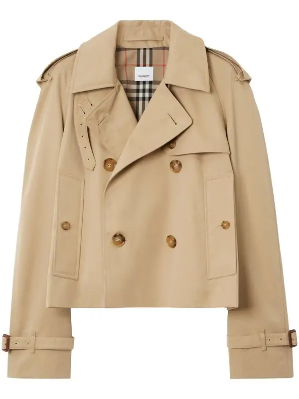 Burberry Double-breasted Trench Coat - Neutrals
