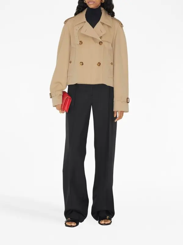 Burberry Double-breasted Trench Coat - Neutrals