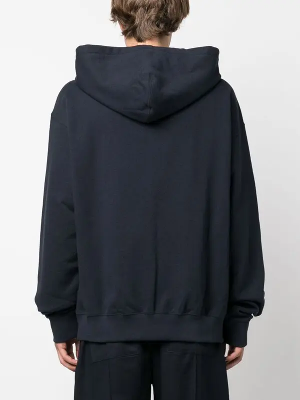 JIL SANDER Logo-patch Zip-up Hoodie
