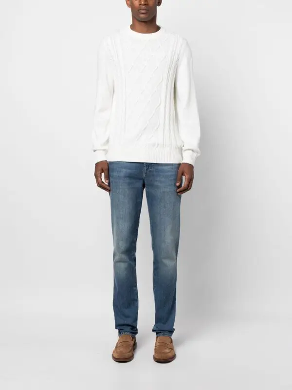 Brunello Cucinelli Cable-knit Crew-neck Jumper