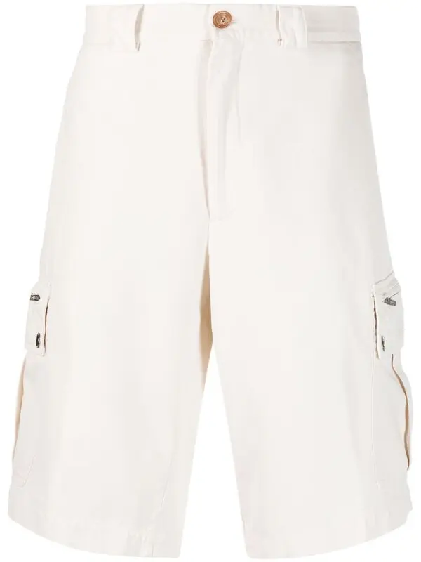 Brunello Cucinelli Cotton Cargo Shorts