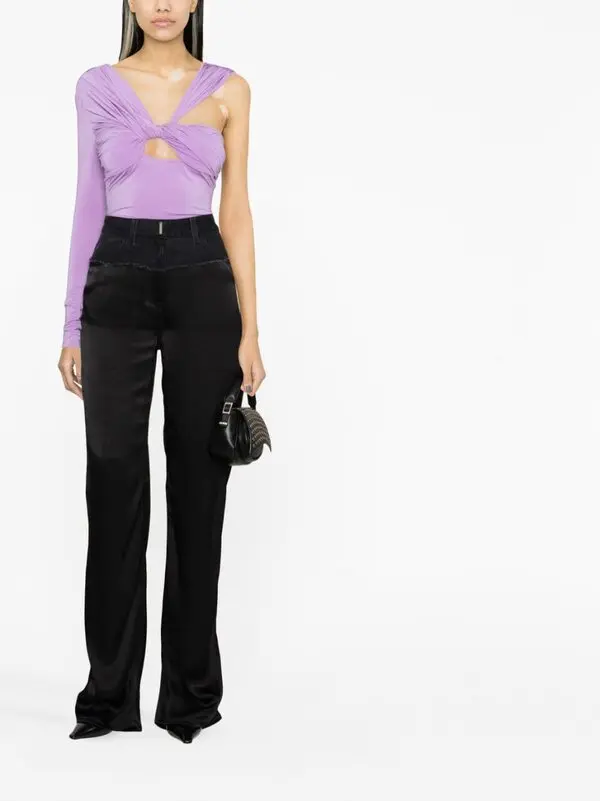 NENSI DOJAKA One-shoulder Asymmetric Top - Purple