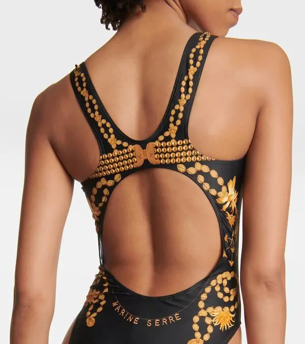 MARINE SERRE Printed Swimsuit