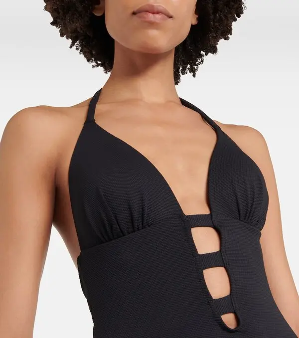 ALEXANDRA MIRO Cindy Cutout Halterneck Swimsuit
