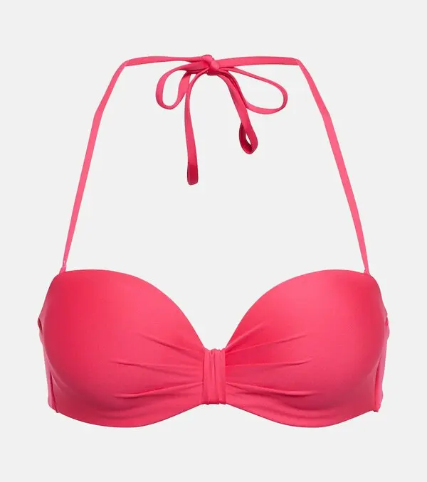 Max Mara Asia Bandeau Bikini Top - Pink