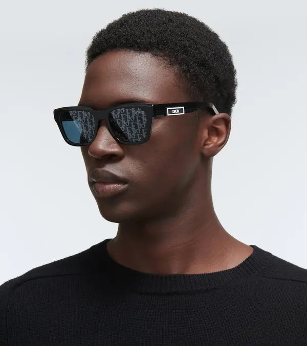 Dior Square Frame Sunglasses - Black