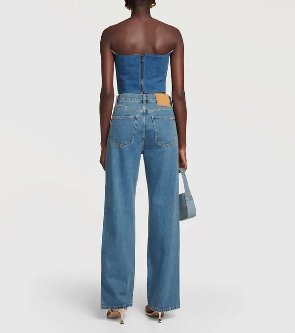 Giuseppe Di Morabito Denim Bustier Top