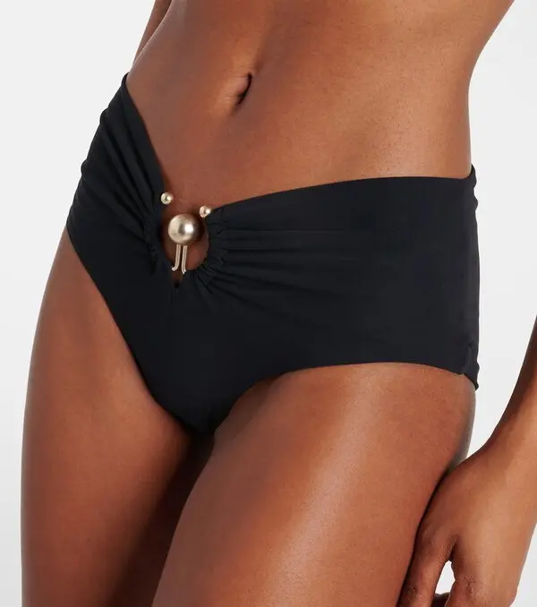 Christopher Esber Orbit High-rise Bikini Bottoms - Black