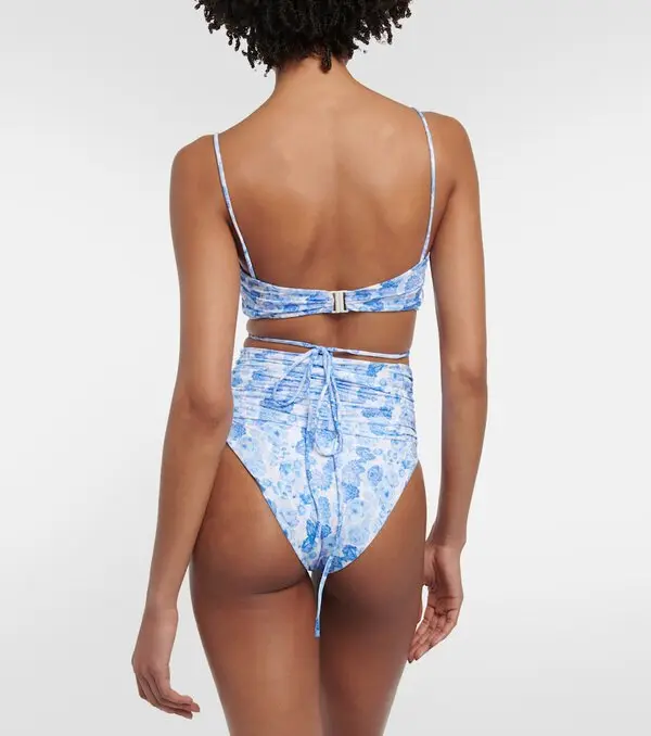 Magda Butrym Floral Bikini Top