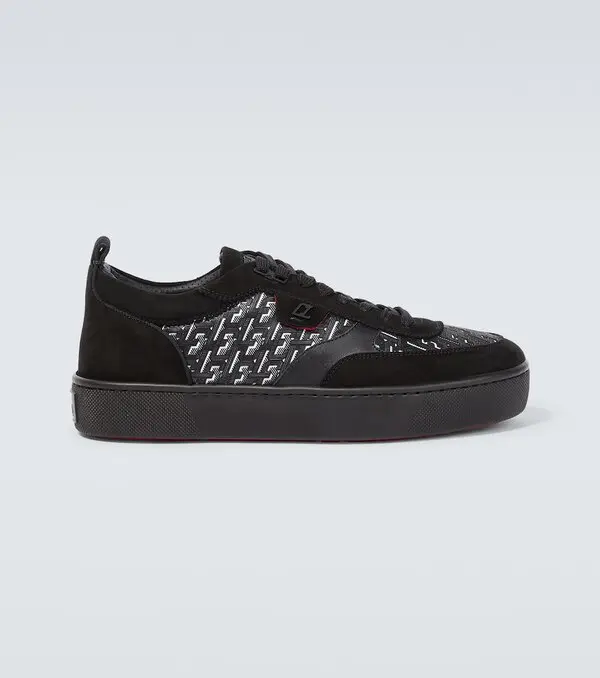 CHRISTIAN LOUBOUTIN Happyrui Low Top Sneakers - Black