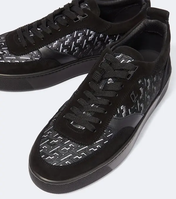 CHRISTIAN LOUBOUTIN Happyrui Low Top Sneakers - Black