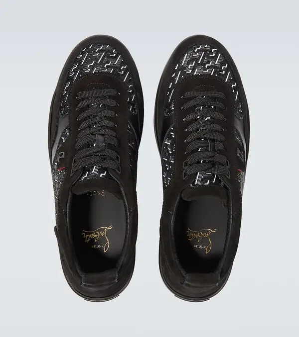 CHRISTIAN LOUBOUTIN Happyrui Low Top Sneakers - Black