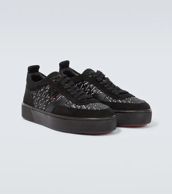 CHRISTIAN LOUBOUTIN Happyrui Low Top Sneakers - Black