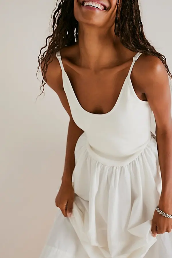 gold midi satin dress La Lune High Neck Bias Midi Dress