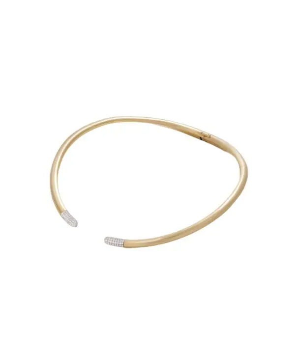 RAINBOW K Tube 14-karat Diamond Choker