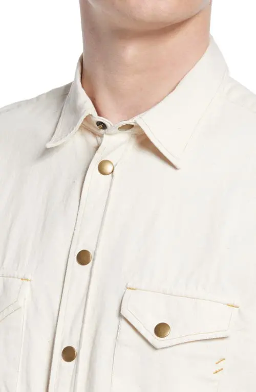 Billy Reid Organic Cotton Denim Button-up Shirt