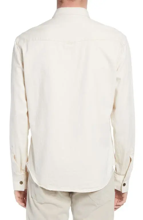 Billy Reid Organic Cotton Denim Button-up Shirt