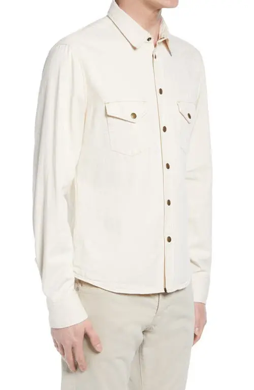 Billy Reid Organic Cotton Denim Button-up Shirt