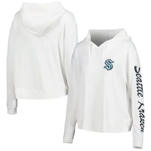 CONCEPTS SPORT Cream Seattle Kraken Accord Hacci Hoodie - White