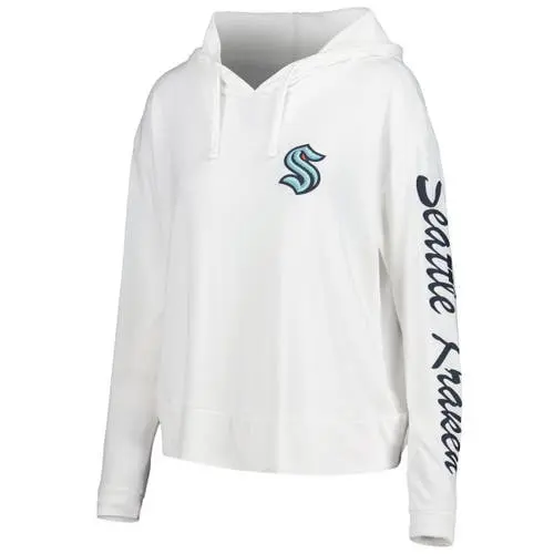 CONCEPTS SPORT Cream Seattle Kraken Accord Hacci Hoodie - White
