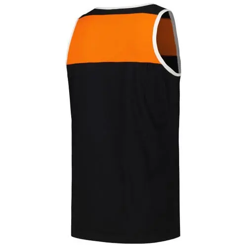 Mitchell & Ness Orange Cincinnati Bengals Heritage Colorblock Tank Top