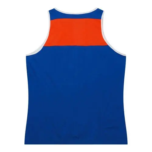 Mitchell & Ness Orange Denver Broncos Gridiron Classics Heritage Colorblock Tank Top