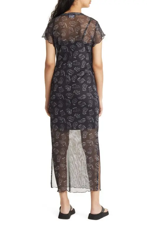 Dressed In Lala Mesh Maxi Dress - Zodiac | Editorialist