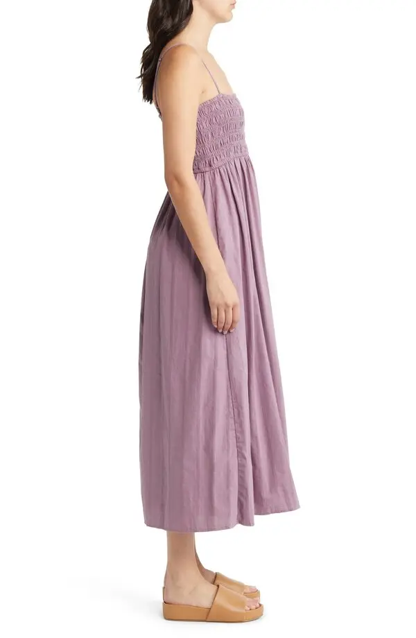 Madewell Theo Sleeveless Cotton Midi Dress