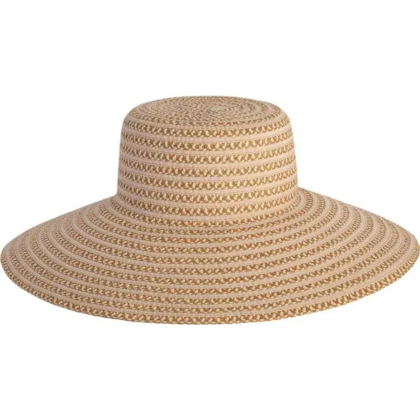 Eric Javits Margot Packable Straw Sun Hat - Peanut