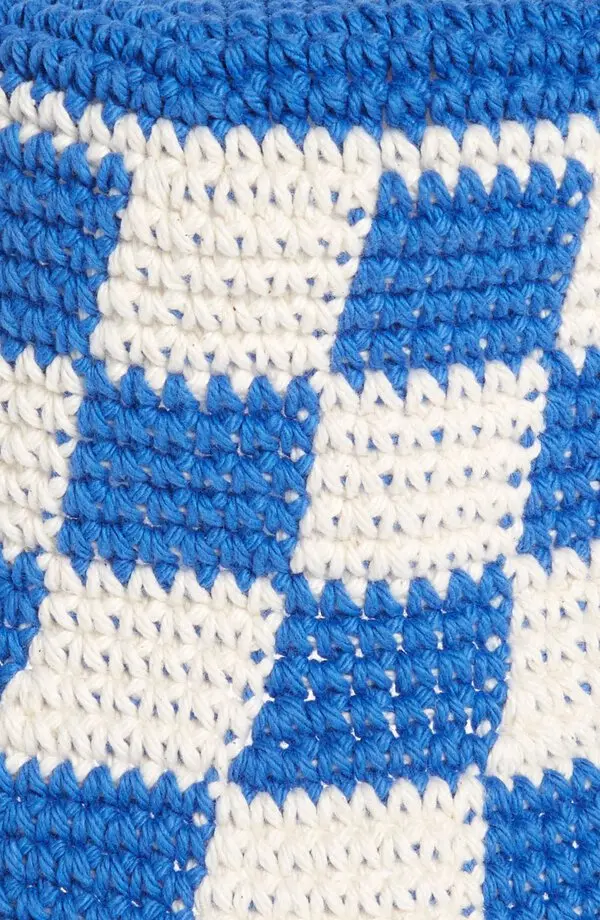 MEMORIAL DAY Check Crochet Bucket Hat