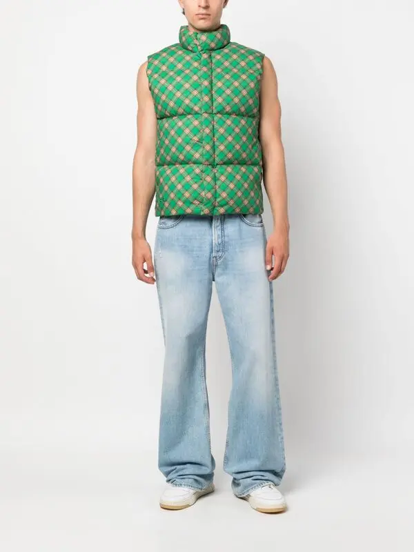ERL Checked Padded Gilet